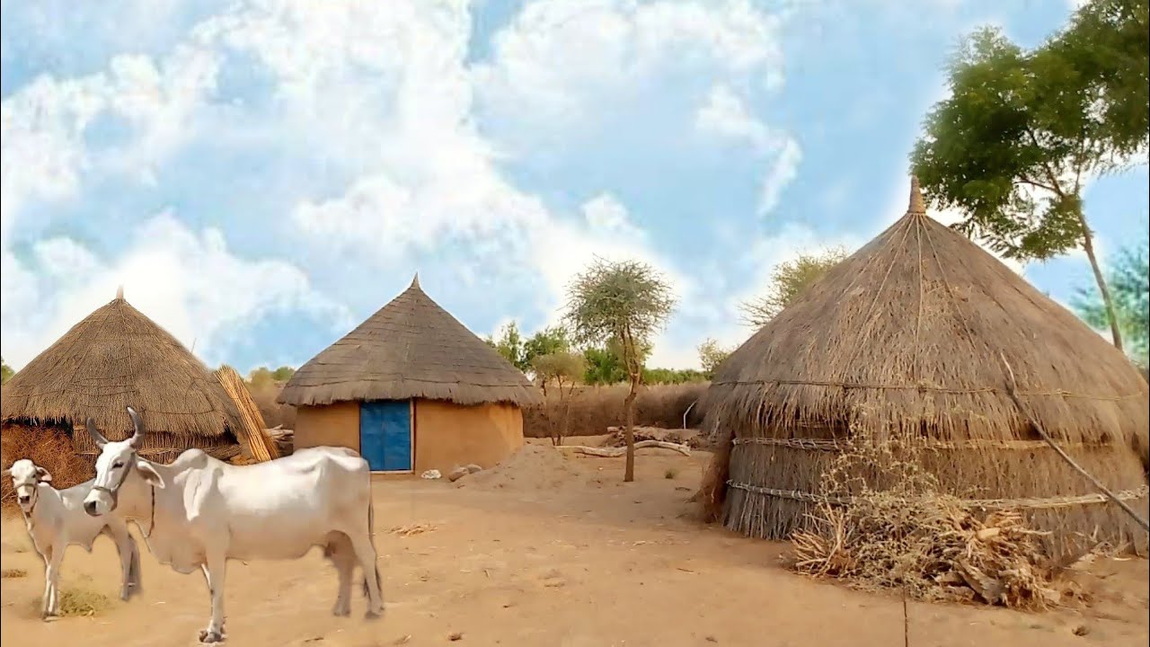 Desert Traditional Village Beautiful House || Mud House || Primitive ...