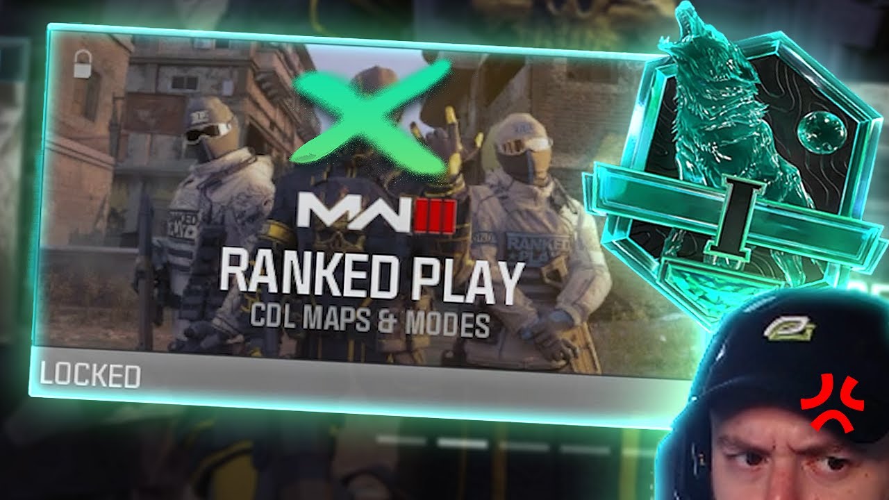I thought I was LOCKED OUT OF RANKED PLAY - MW3 Ranked Play #5 - YouTube