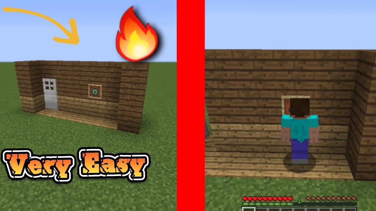 How to make an Eye Scanner door in Minecraft! Easy - YouTube