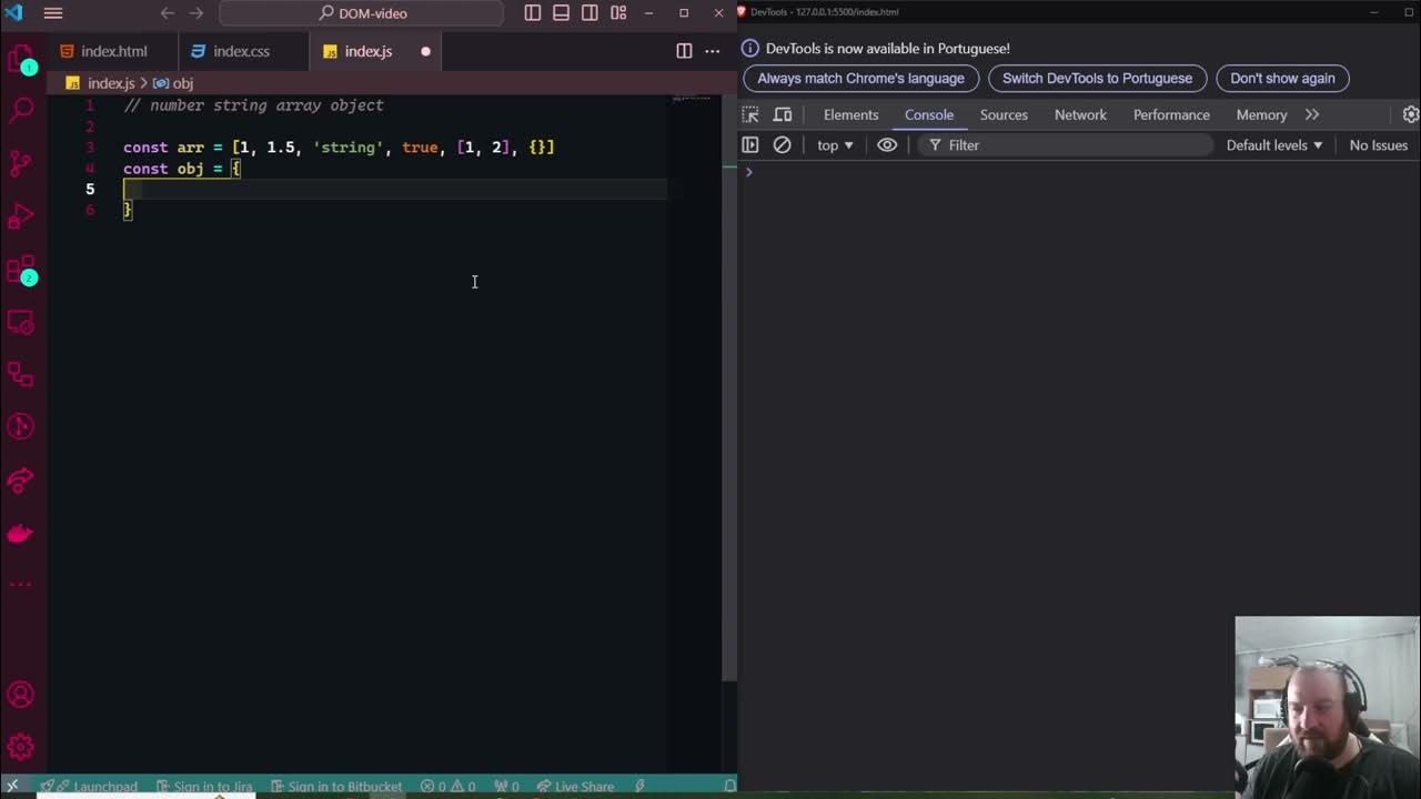 Manipulando objetos com JS - YouTube