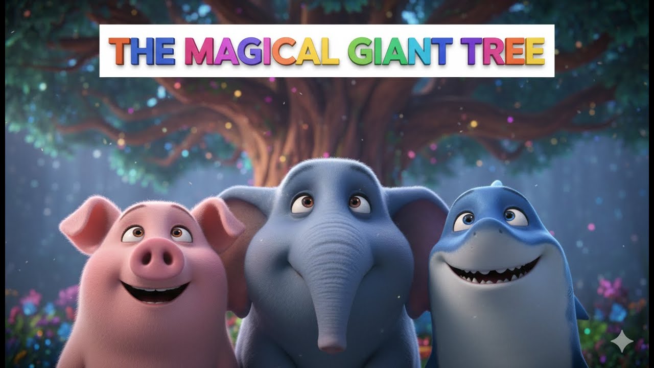 Max, Pip & Ella’s Giant Tree Discovery! 🌳 A Whimsical 3D Cartoon About ...