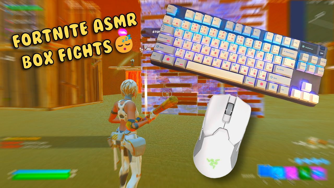 ⭐Satisfying Keyboard & Mouse ASMR🎧Box fights Gameplay🤩| 240 FPS Smooth ...