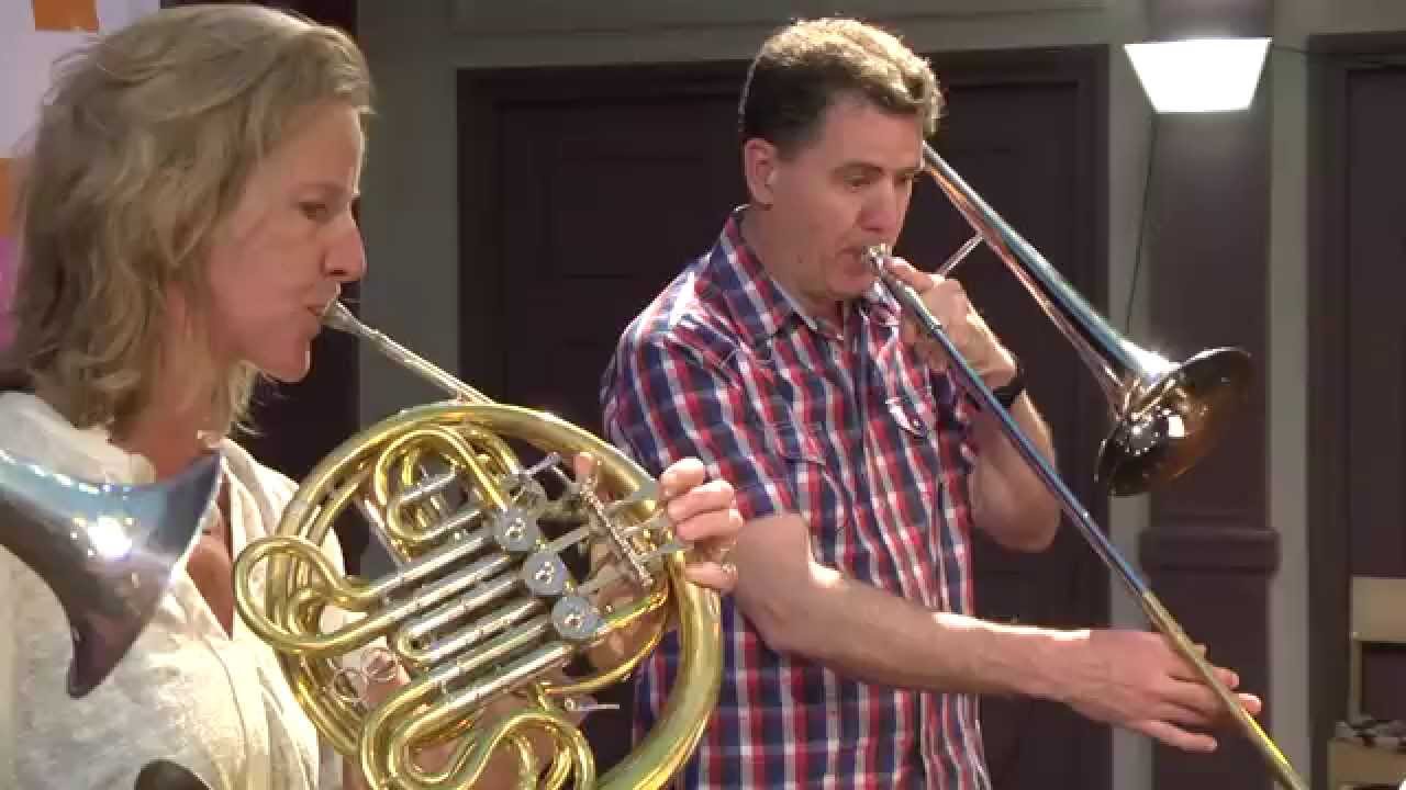 Introductie koperblazers (trompet, hoorn en trombone) bij BplusC - YouTube