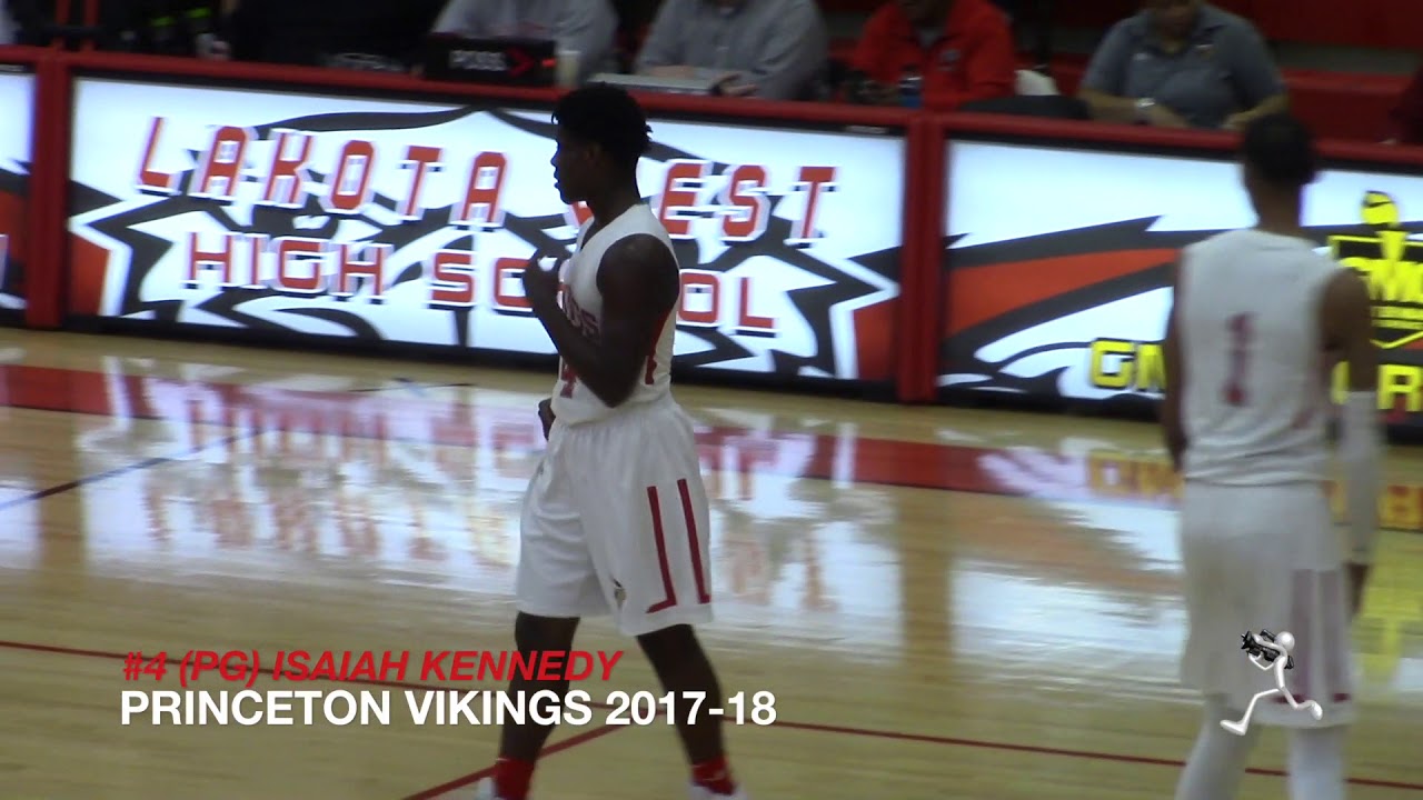 #4 PG ISAIAH KENNEDY PRINCETON VIKINGS 2017 18 - YouTube