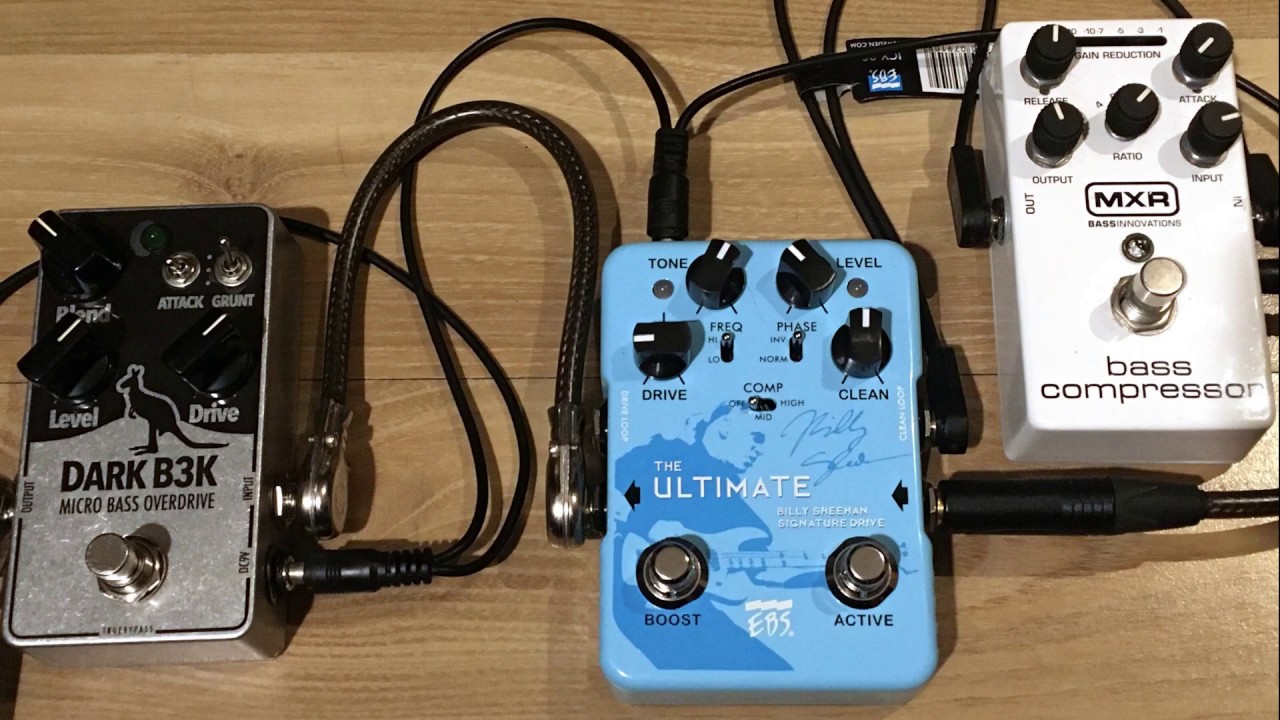 EBS Billy Sheehan Ultimate Signature Drive & B3K Clone - YouTube