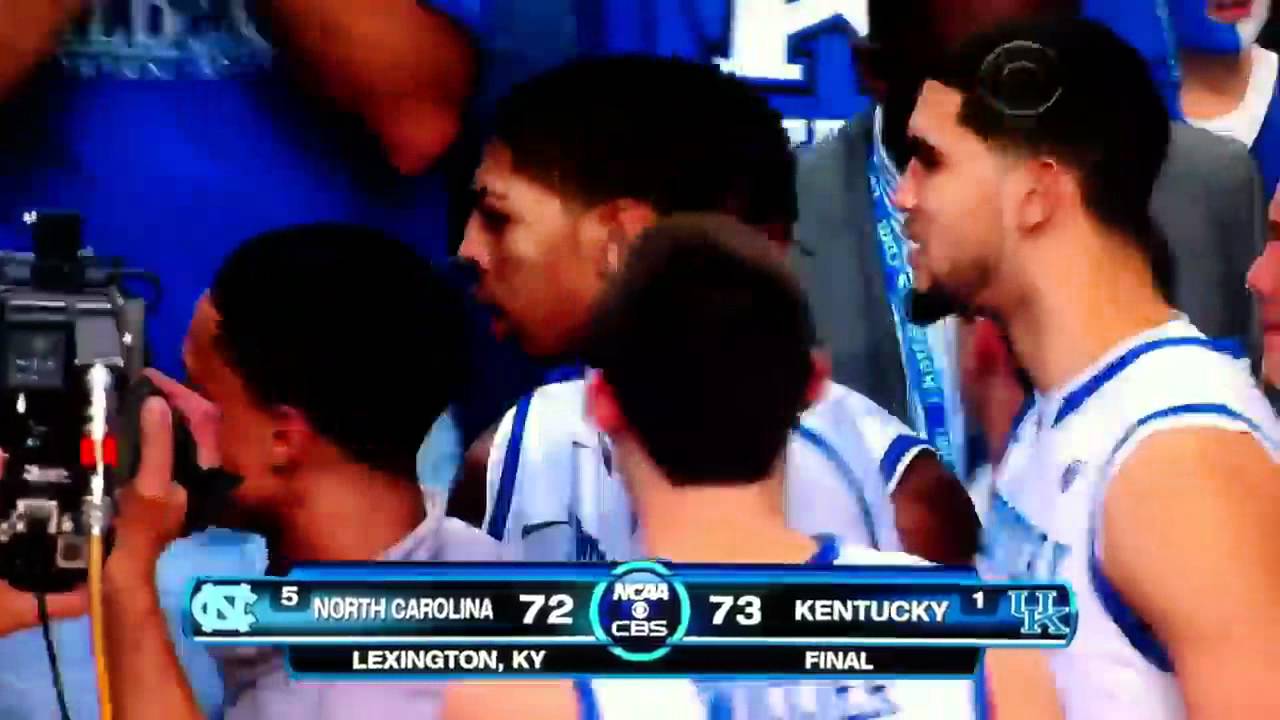 Anthony Davis Game Winning Block UK vs UNC North Carolina 12-3-2011 ...