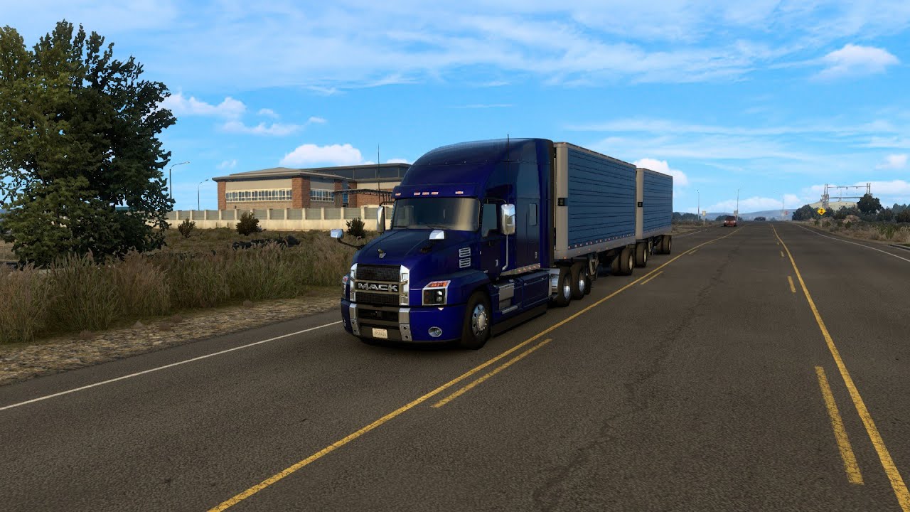 LIVE-ATS 1.47 - BOISE, ID ATÉ DALLAS, TX - MACK ANTHEM 505CV - YouTube