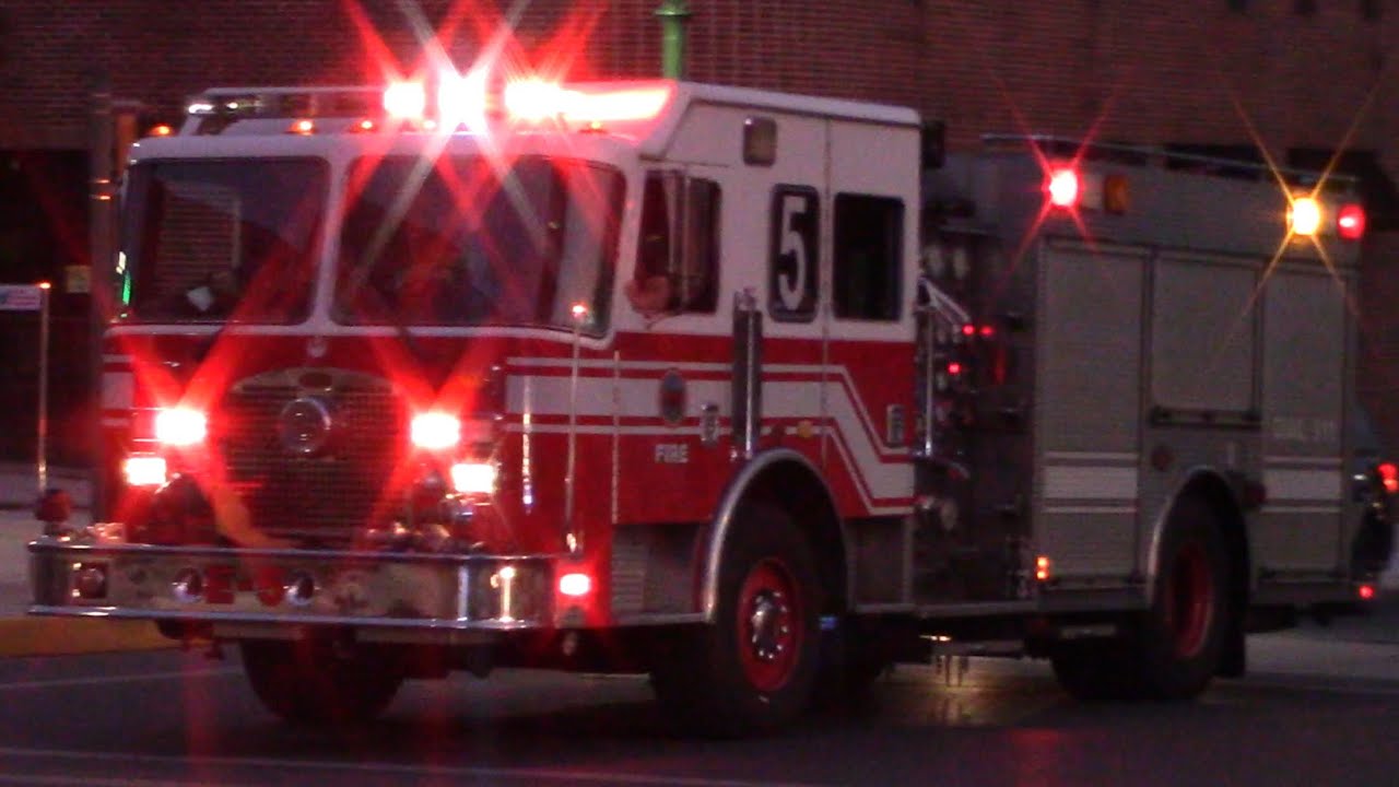 Reading Fire Department Engine 5 Responding - YouTube