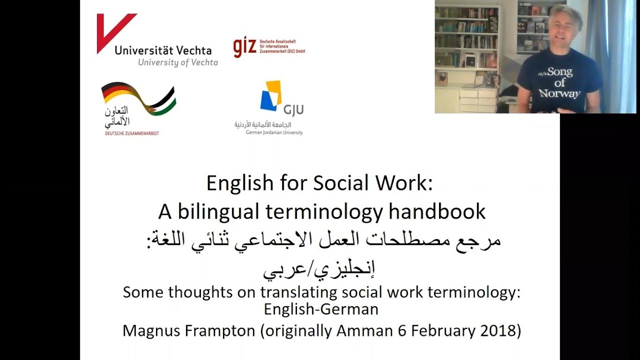 MS 16 Week 5 Translating social work terminology. Magnus Frampton, University of Vechta - YouTube