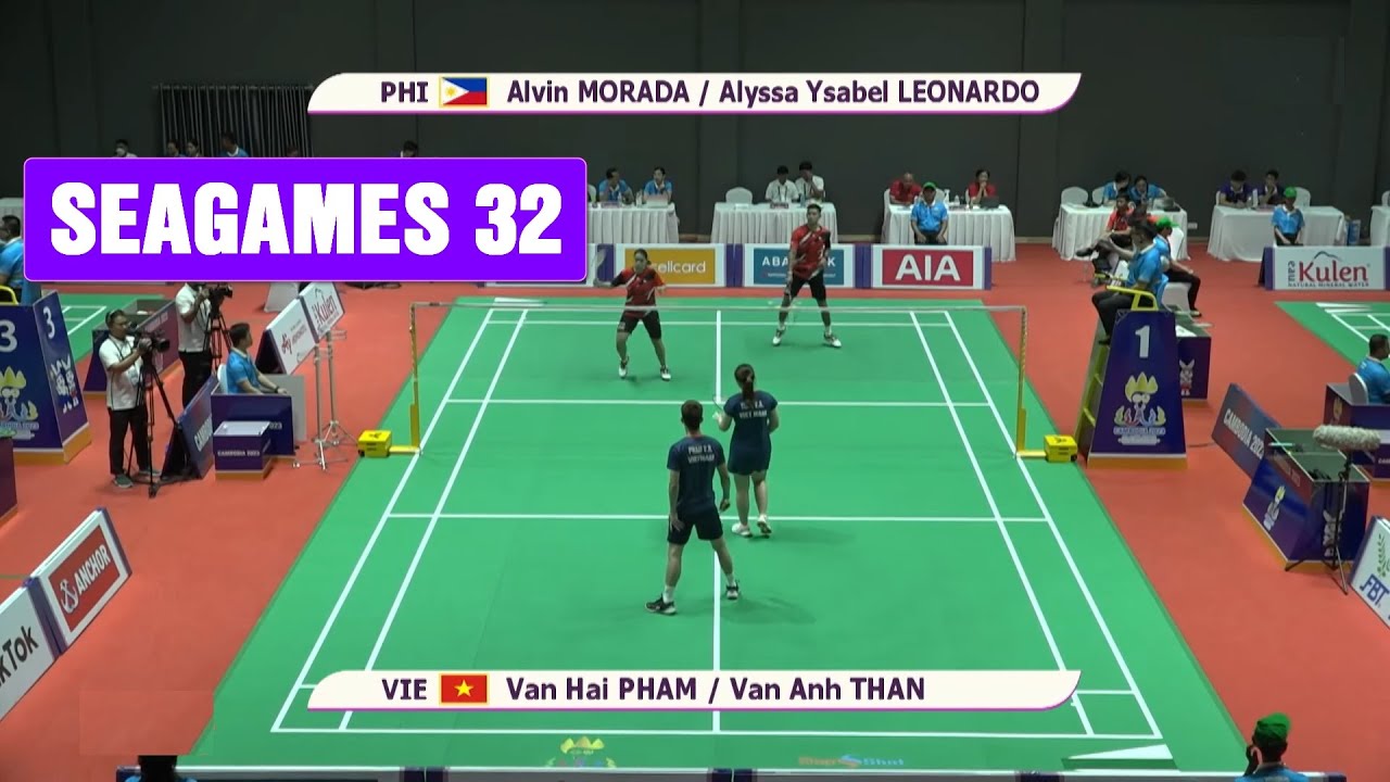 Cầu Lông| Vân Anh/ Văn Hải vs Alvin Morada/ Alyssa Ysabel LEONARDO (PHI ...