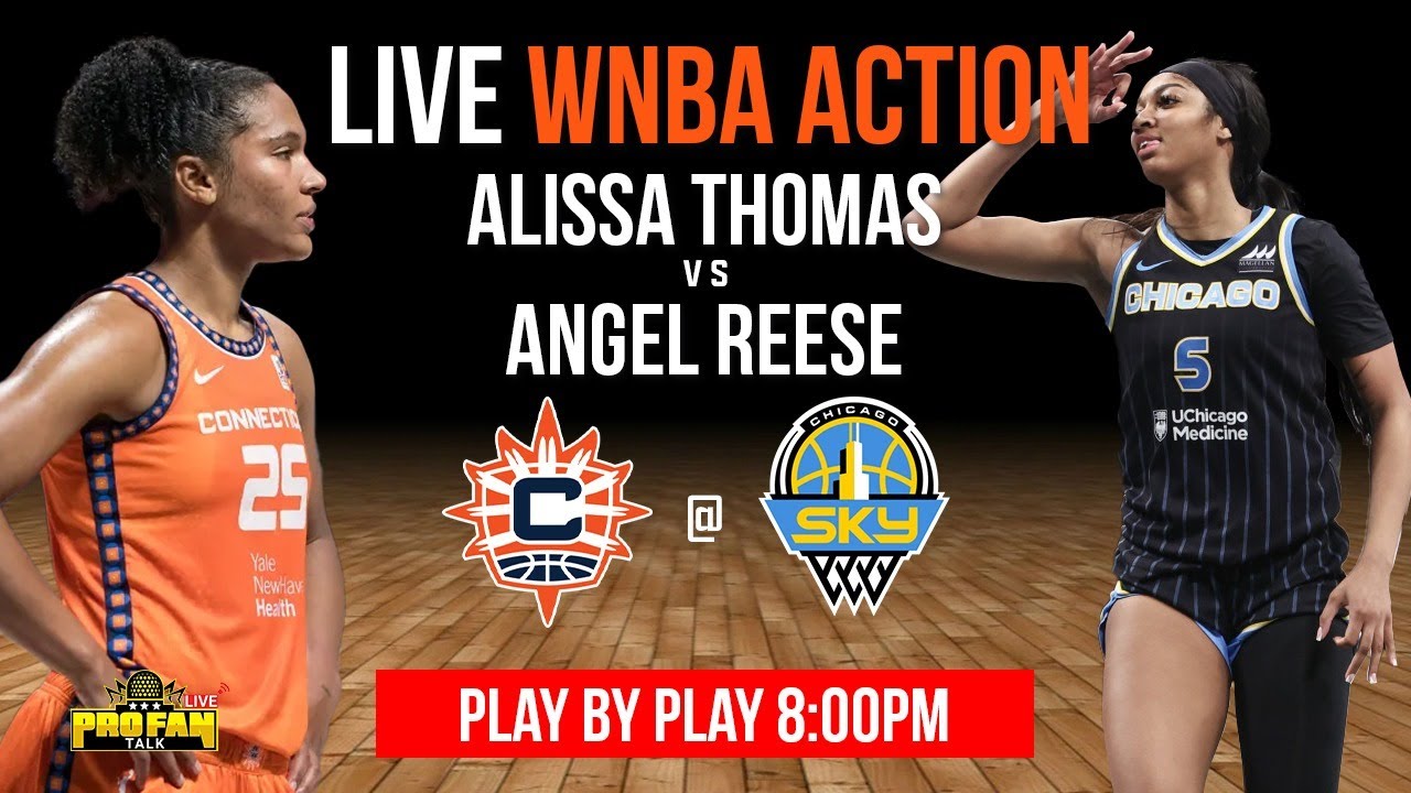 LIVE WNBA ACTION: Connecticut Sun vs Chicago Sky - YouTube
