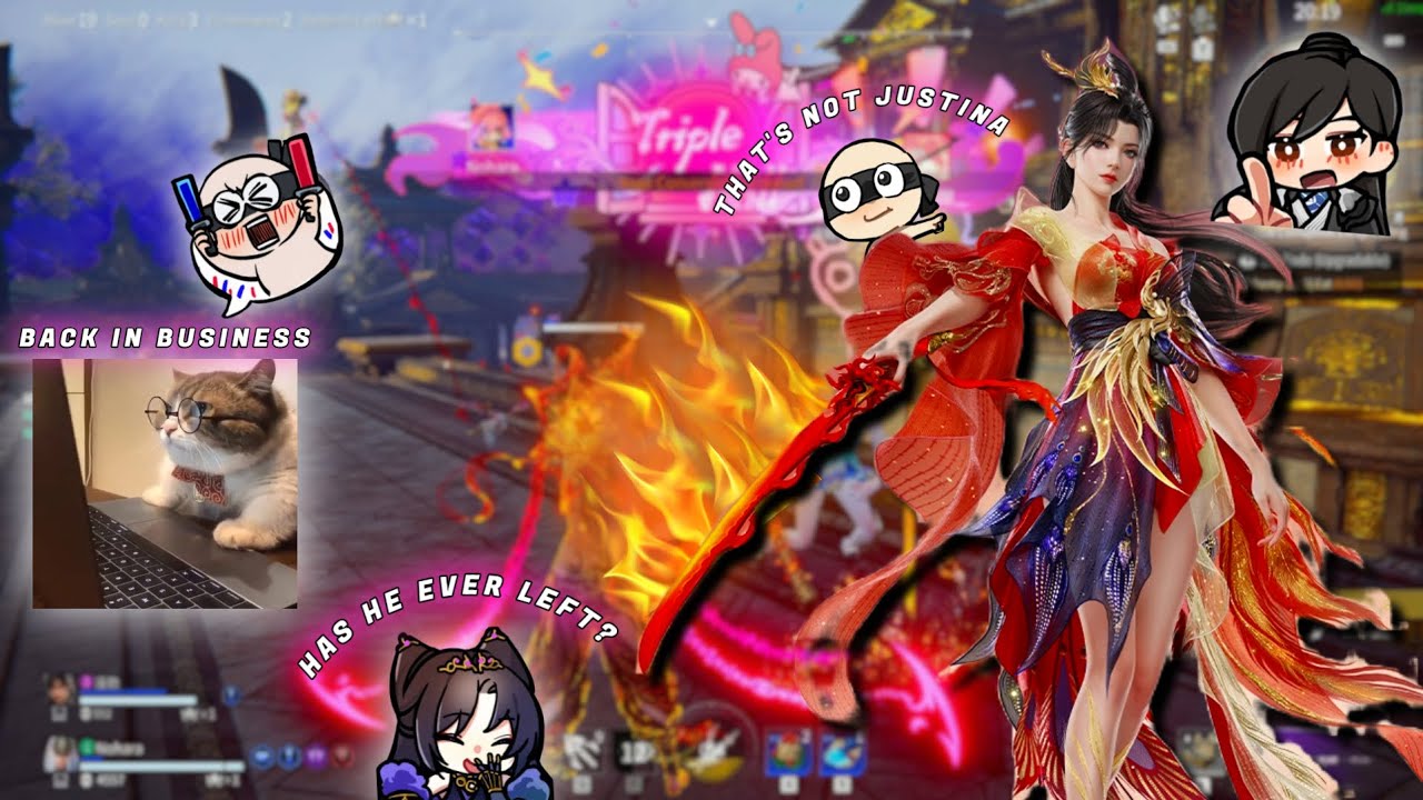 BACK ON JUSTINA GU! Triple Unrivaled Speedrun Continuation & Nice ...