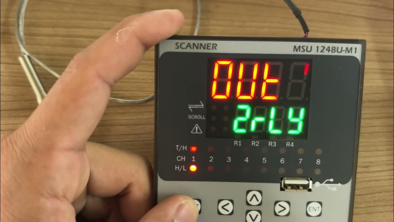 SCANNER MSU 1248U-M1 Basic Setting - YouTube