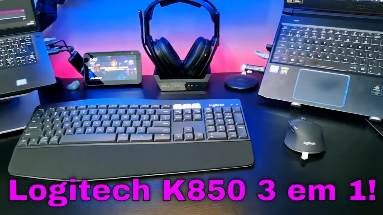 Potencialize seu Setup com o Kit de Performance Logitech K850 3 em 1 ...