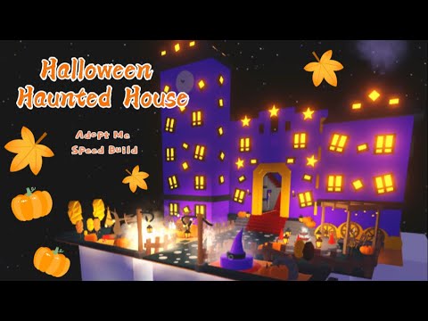 HALLOWEEN GLITCH HAUNTED HOUSE IN ADOPT ME SPEED BUILD (ROBLOX) - YouTube