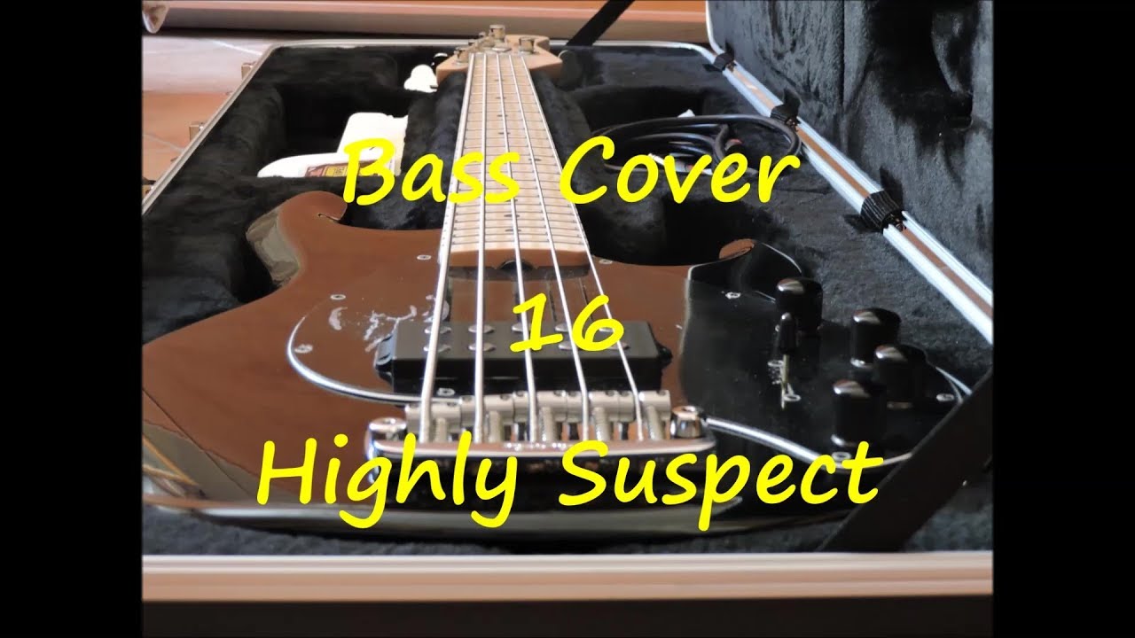 Highly Suspect - 16 (BASS COVER + TAB) - YouTube