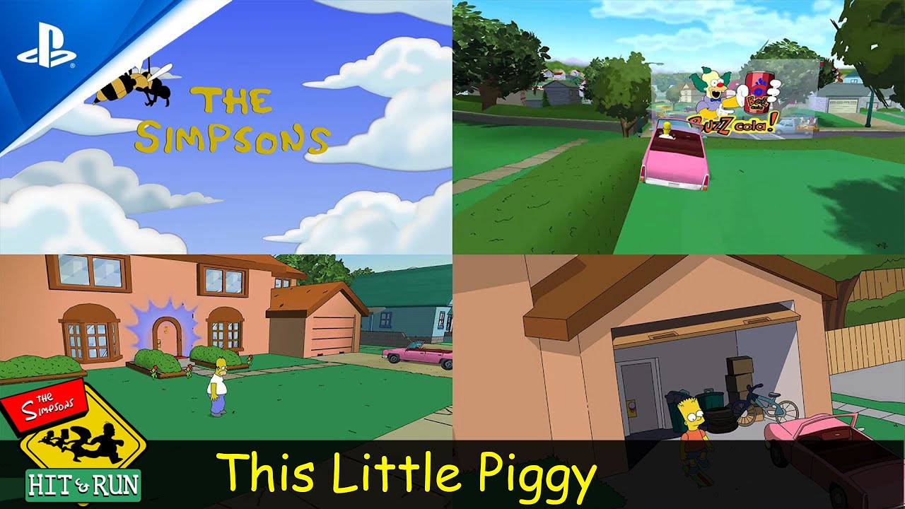 The Simpsons: Hit & Run (PS4) - This Little Piggy - YouTube