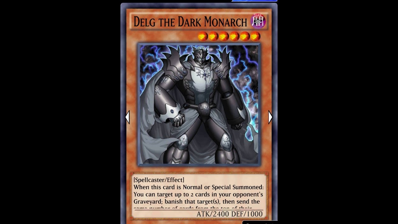 Yugioh Duel Links - Delg The Dark Monarch - YouTube