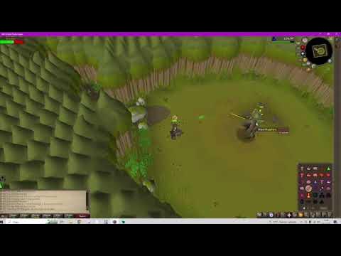 OSRS killing Bryophyta with magic - YouTube