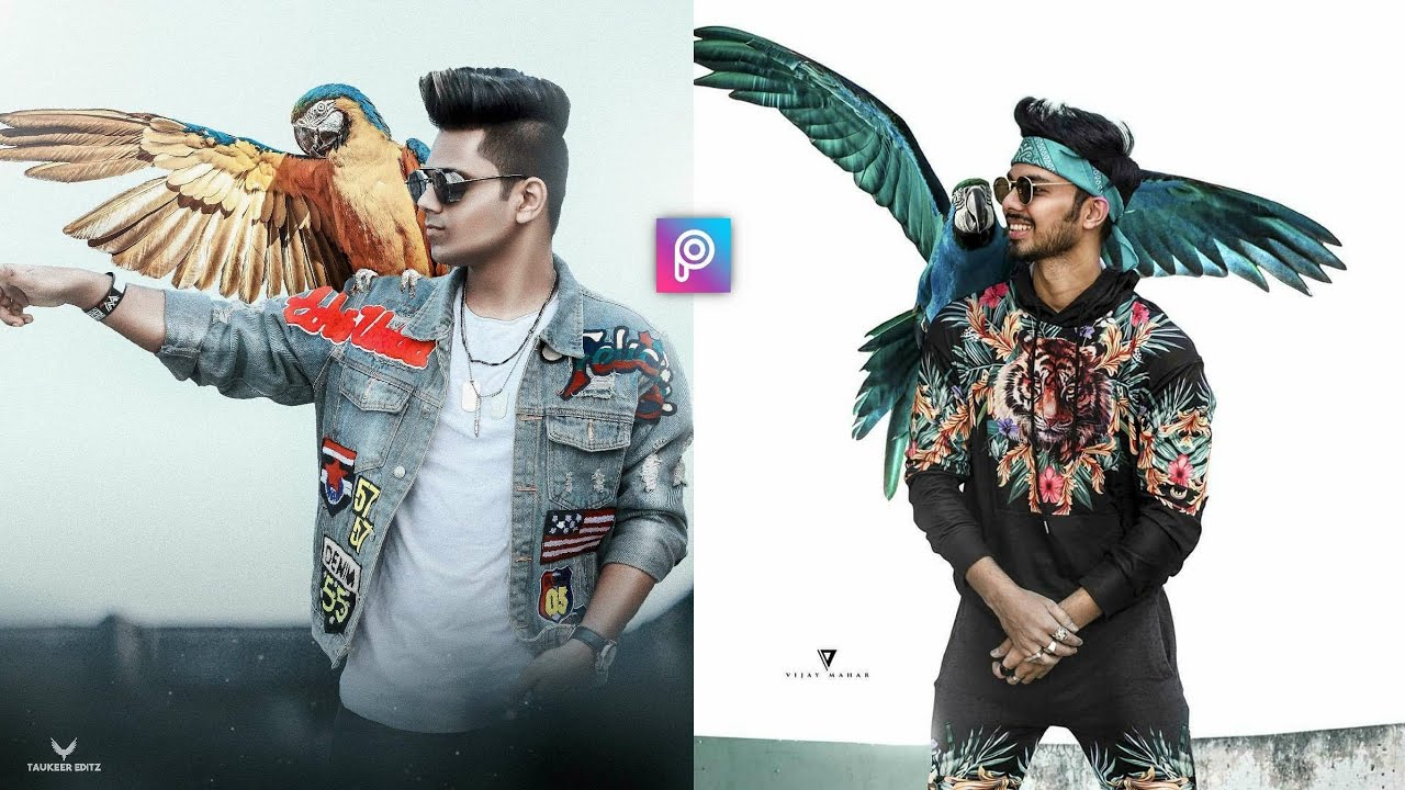 PICSART PARROT VIRAL CONCEPT PHOTO EDITING TUTORIAL BY SP EDITZ - YouTube