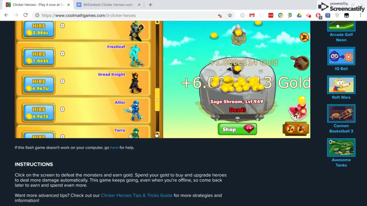 How To HACK CLICKER HEROES!!!!![NEW HACK] - YouTube