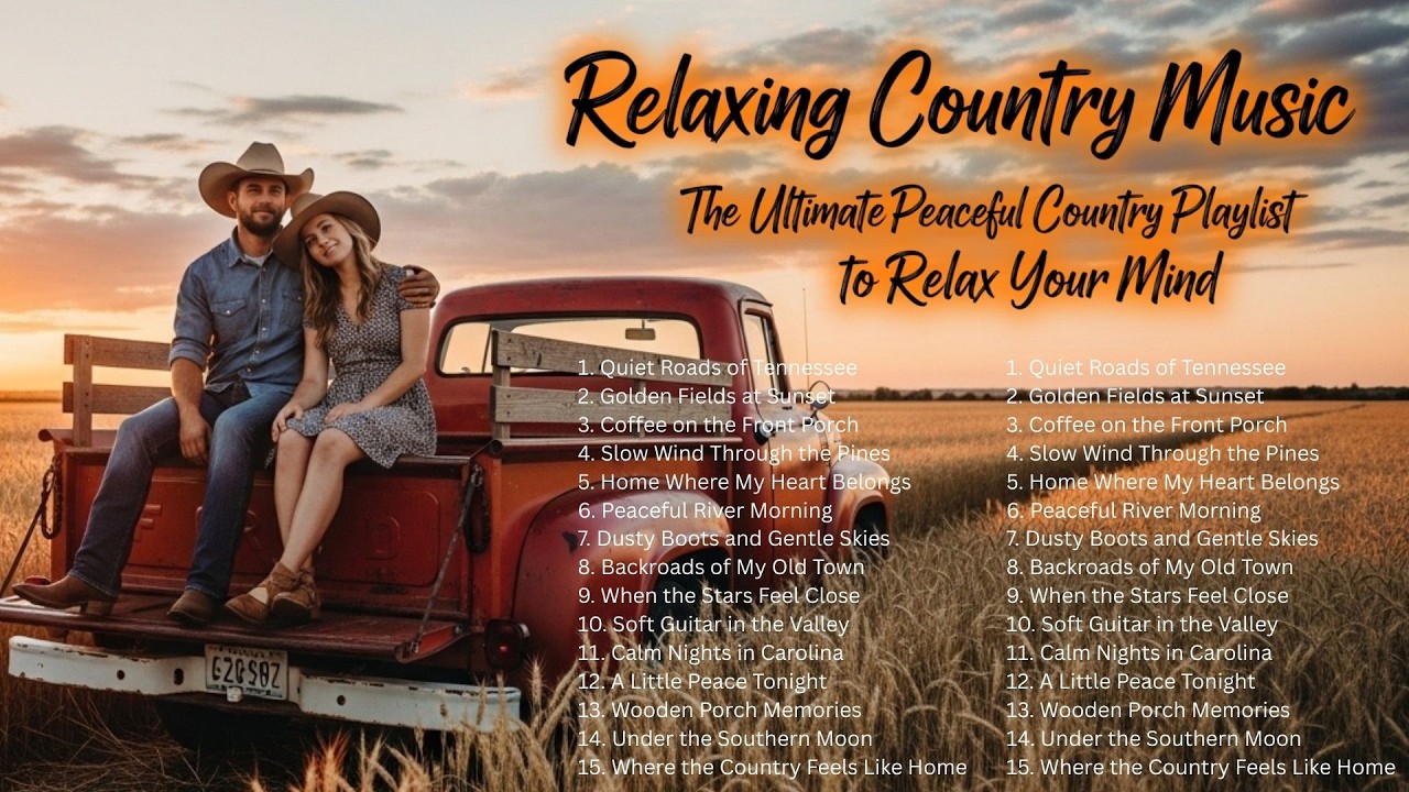 Relaxing Country Music 32 🎵 | The Ultimate Peaceful Country Playlist to ...