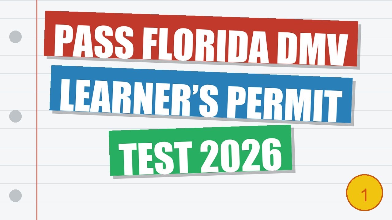 Florida DMV Learner’s Permit Test 2026: 100% Verified Questions ...