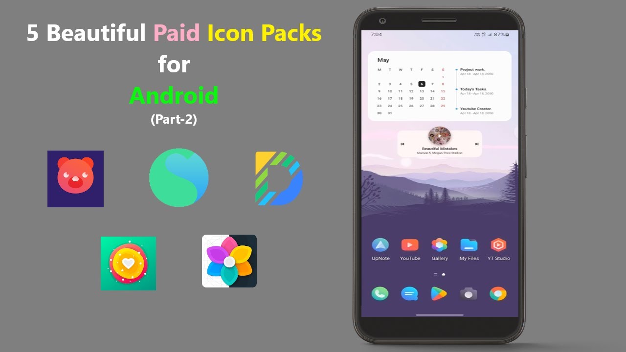 5 Beautiful Paid Icon Packs for Android (Part-2). - YouTube