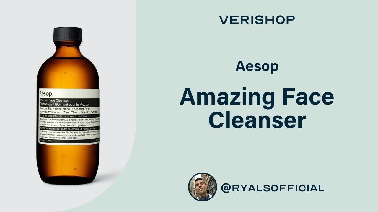 Aesop Amazing Face Cleanser Review - YouTube