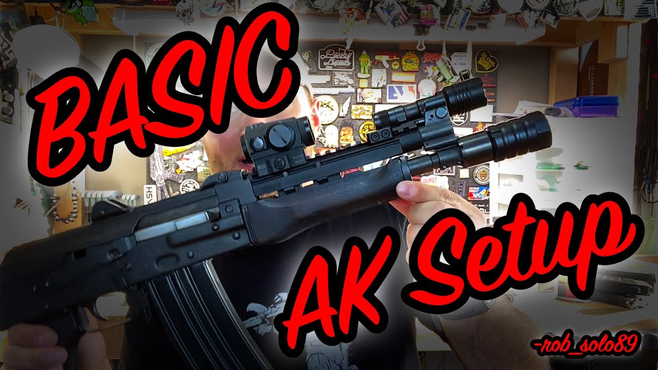 Basic AK Setup | Zastava ZPAP85, Ultimak, Holosun, Streamlight - YouTube