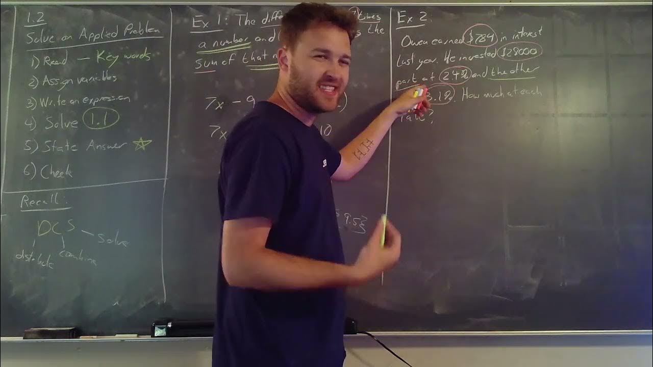 Video Lecture 1.2 QUINN ISM 1 - YouTube