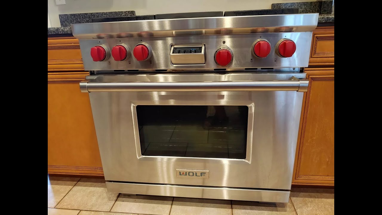 Easy off oven cleaner pro works on my Wolf DF364C - YouTube
