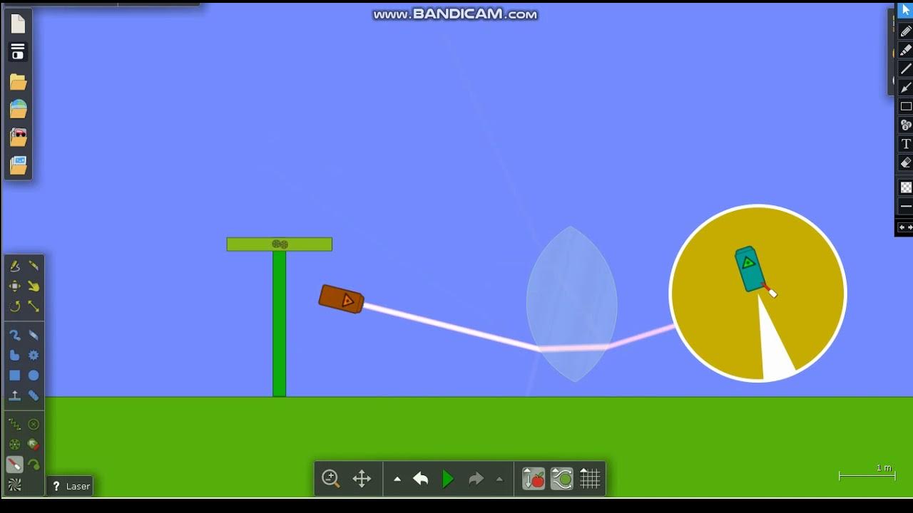 algodoo tutorial part 1 (Making lens and clone them) - YouTube