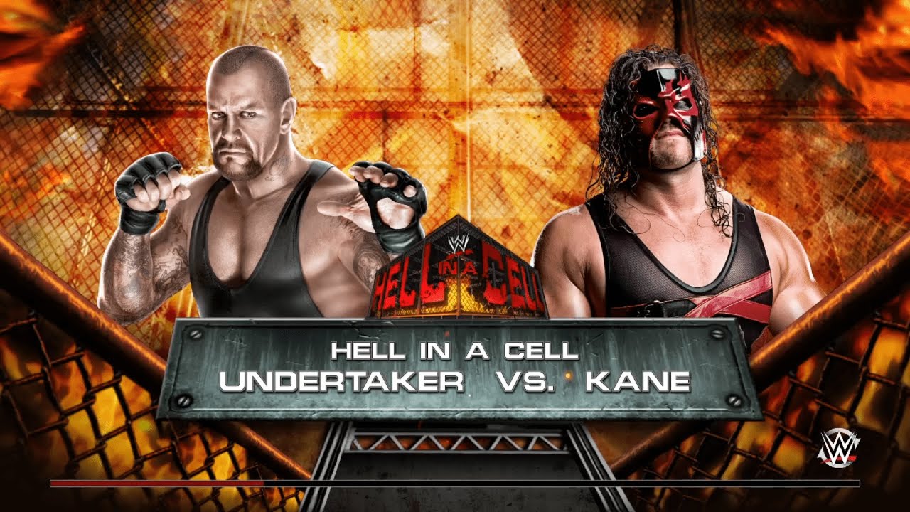 Undertaker vs Kane Hell in a Cell match WWE 2K15 PC 60 FPS - YouTube