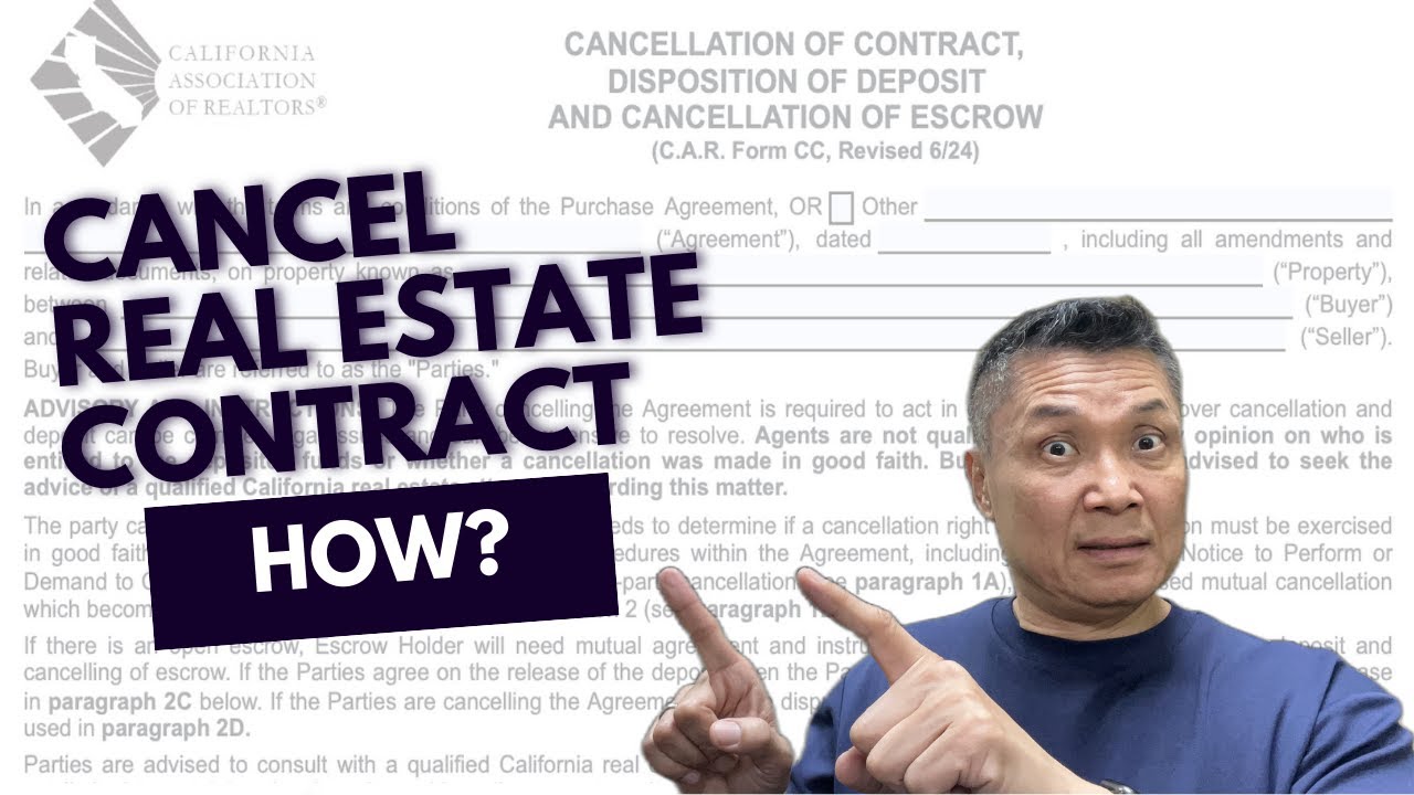 Cancel Real Estate Contracts: How? - YouTube