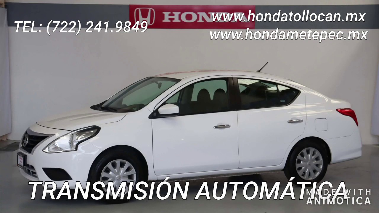 NISSAN VERSA 2018 BLANCO - YouTube