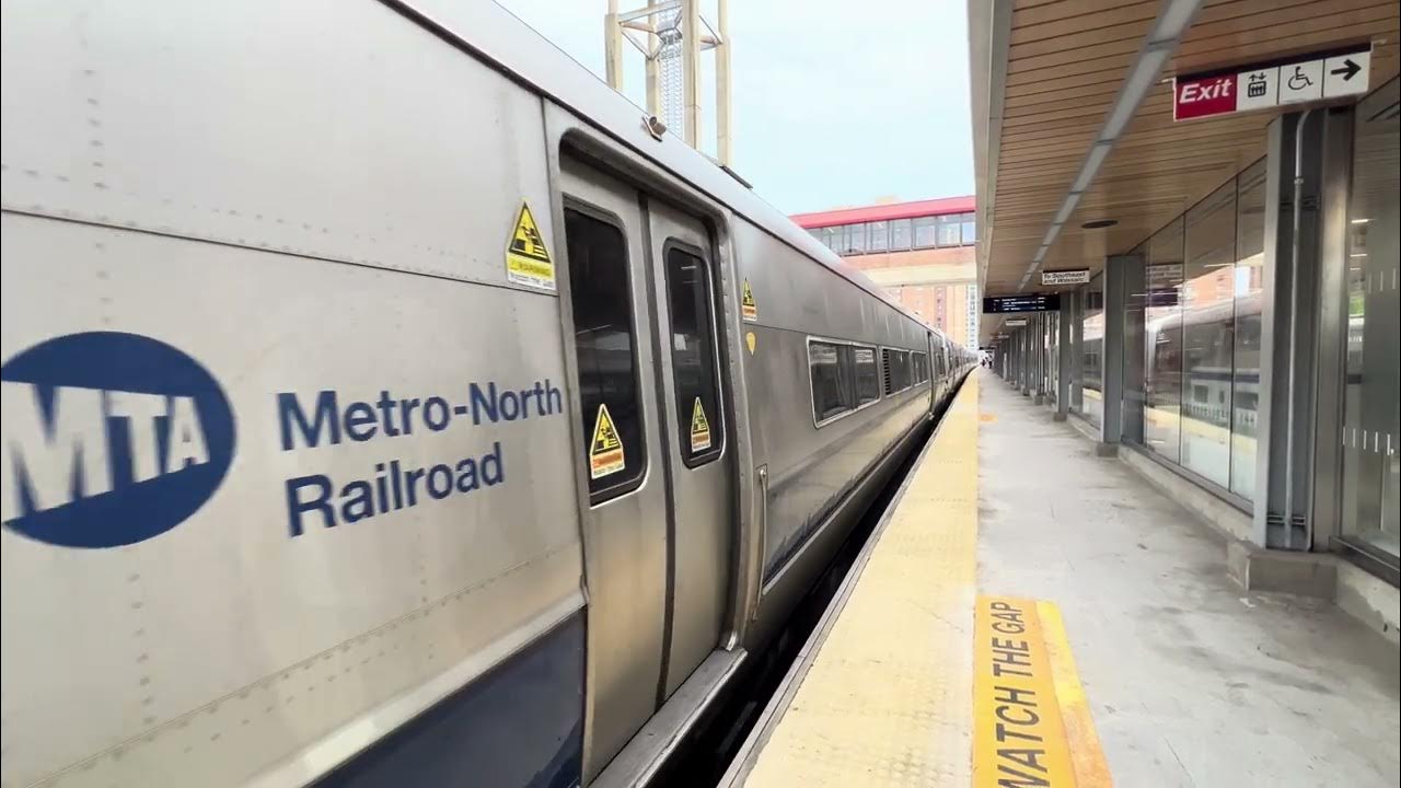 MTA Metro North Railroad Harlem Line Train 657 Express to Brewster of Budd M3A’s @ White Plains ...