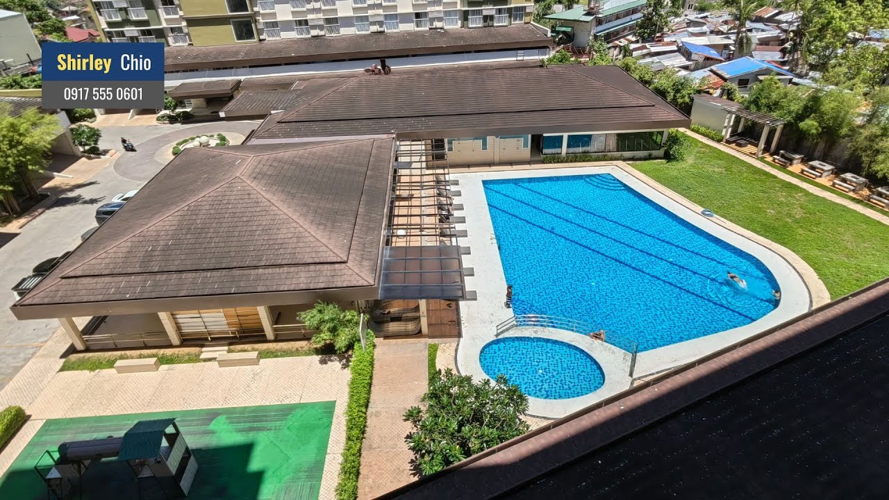 Studio with Balcony Overlooking the Pool Condo for Rent in Cebu Bamboo ...
