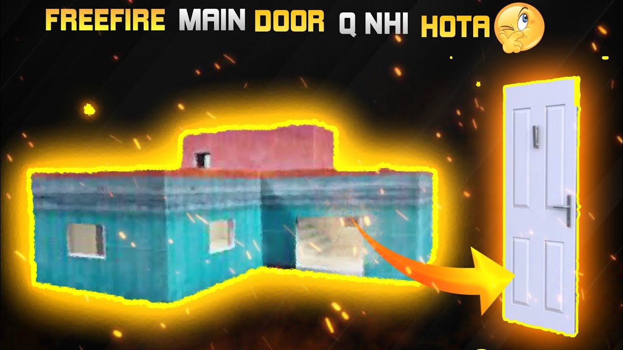 Why free fire house have not door🤔 | Some interesting and mysterious ...