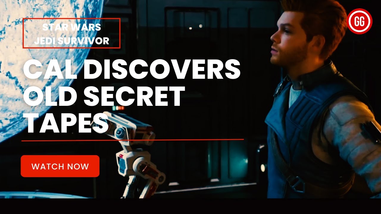 Star Wars Jedi Survivor: Cal Discovers Old Secret Tapes of Merrin - YouTube