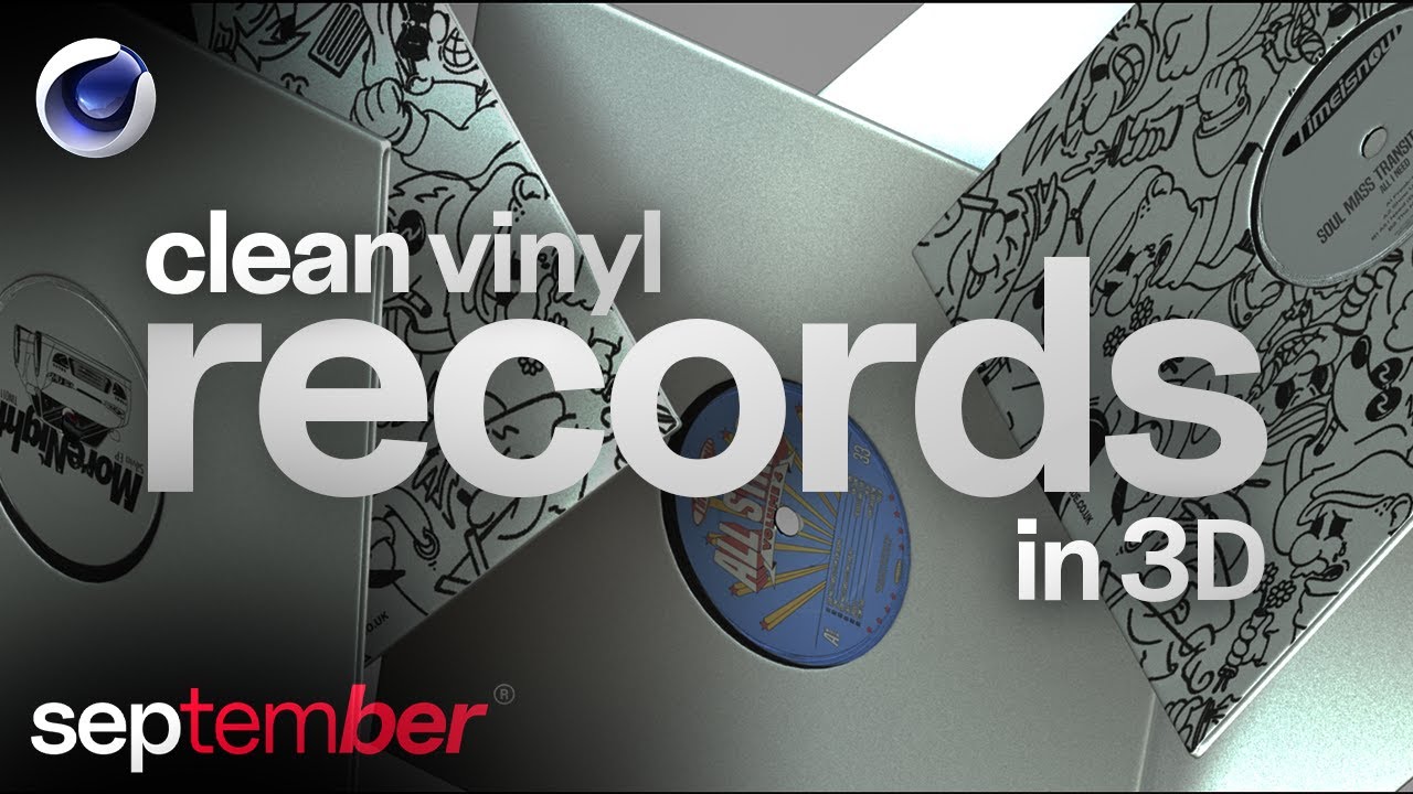 Creating and Simulating CLEAN 3D Vinyl Records in Cinema 4D and Octane ...