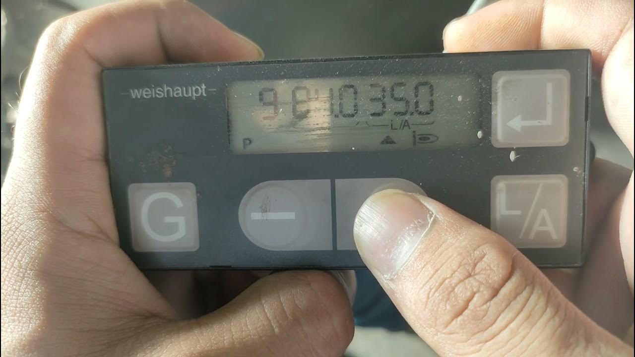 industrial burner parameters setting w-fm25 wg30 #boiler #burner #flamengo - YouTube