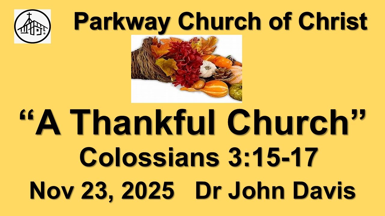 A Thankful Church - YouTube