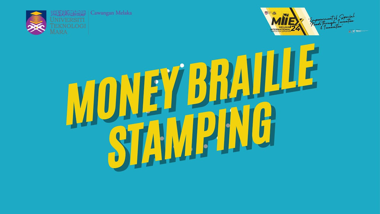 Money Braille Stamping - YouTube