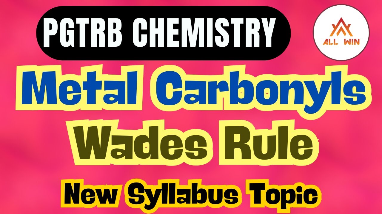 Metal carbonyls | Applying wades rule for clusters | TEC | Closo , Nido ...