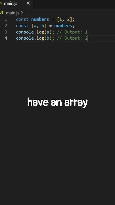 Using Destructuring Assignment In Javascript Codingtips Javascript Coding Programming Code