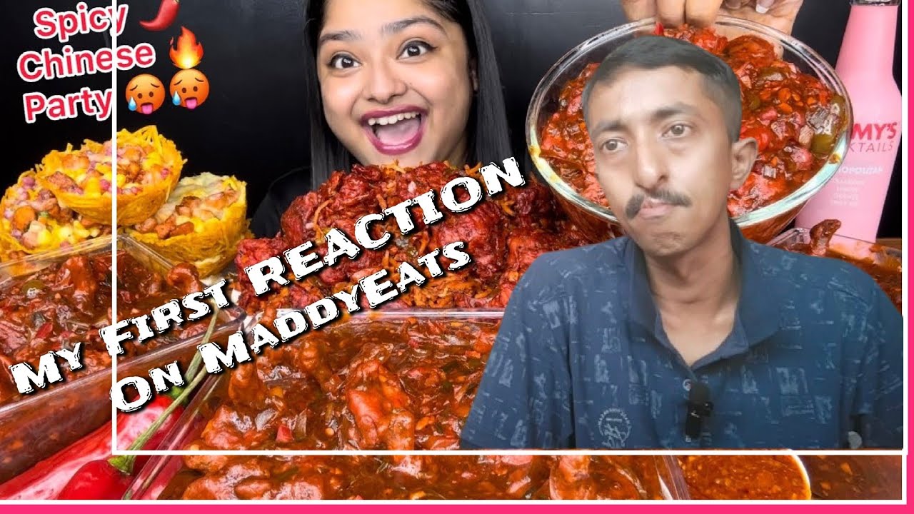 SPICY SPICY SPICY🌶️ CHICKEN SCHEZWAN NOODLES | REACTION | PRANJAL REACTION - YouTube