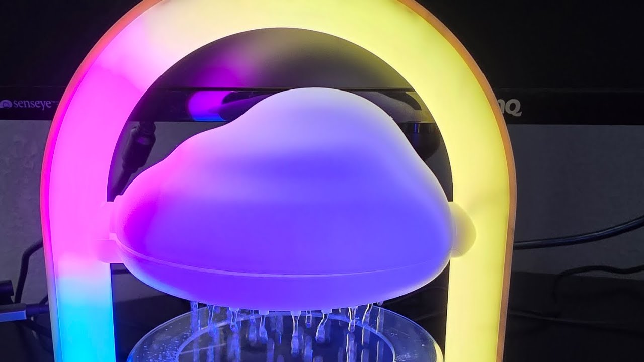 Rainbow Raincloud Aromatherapy Humidifier Diffuser - YouTube