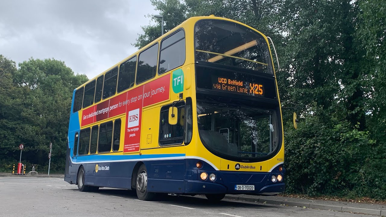 Dublin Bus | Wright Gemini 1 B9TL VG20 (08-D-70020) | Route X25 to UCD ...