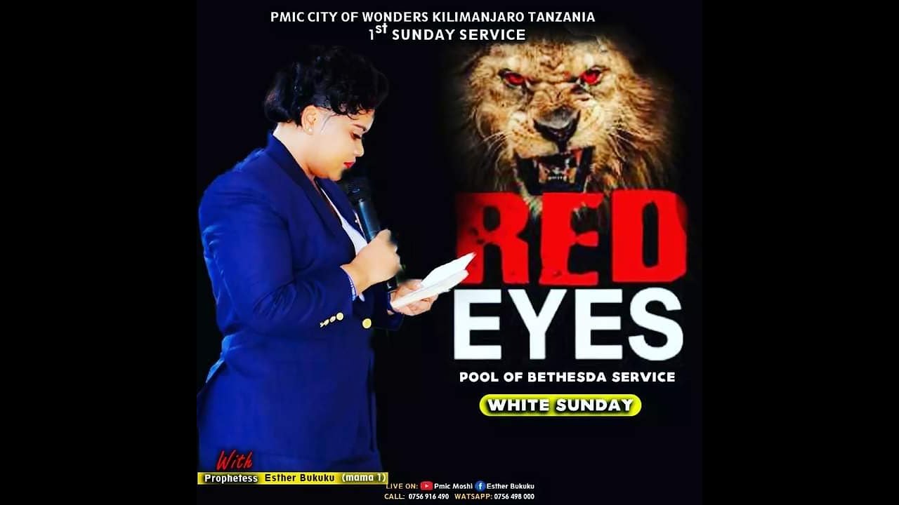 RED EYES & POOL OF BETHESDA SERVICE By Prophetess ESTHER BUKUKU - YouTube